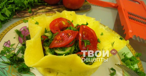 Рецепт сырных корзиночок
